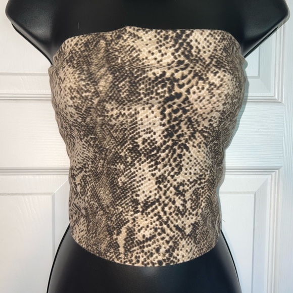 Urban Outfitters | Tops | Snake Skin Tube Top | Poshmark